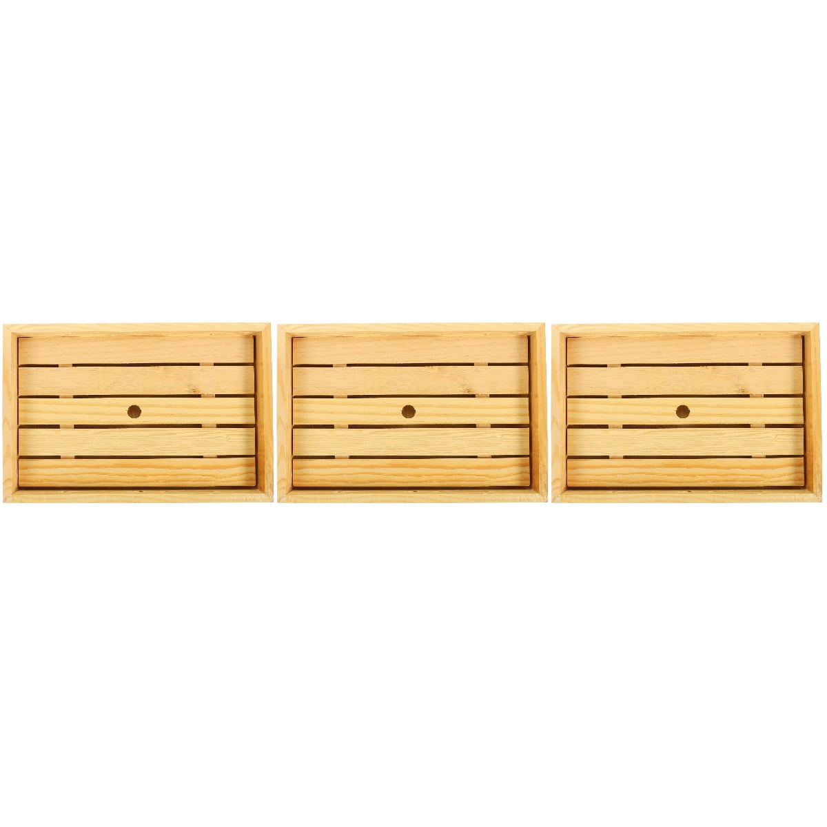 Masteelf 3pcs Wooden Sushi Tray Japanese Style Sushi Case Sushi Display ...