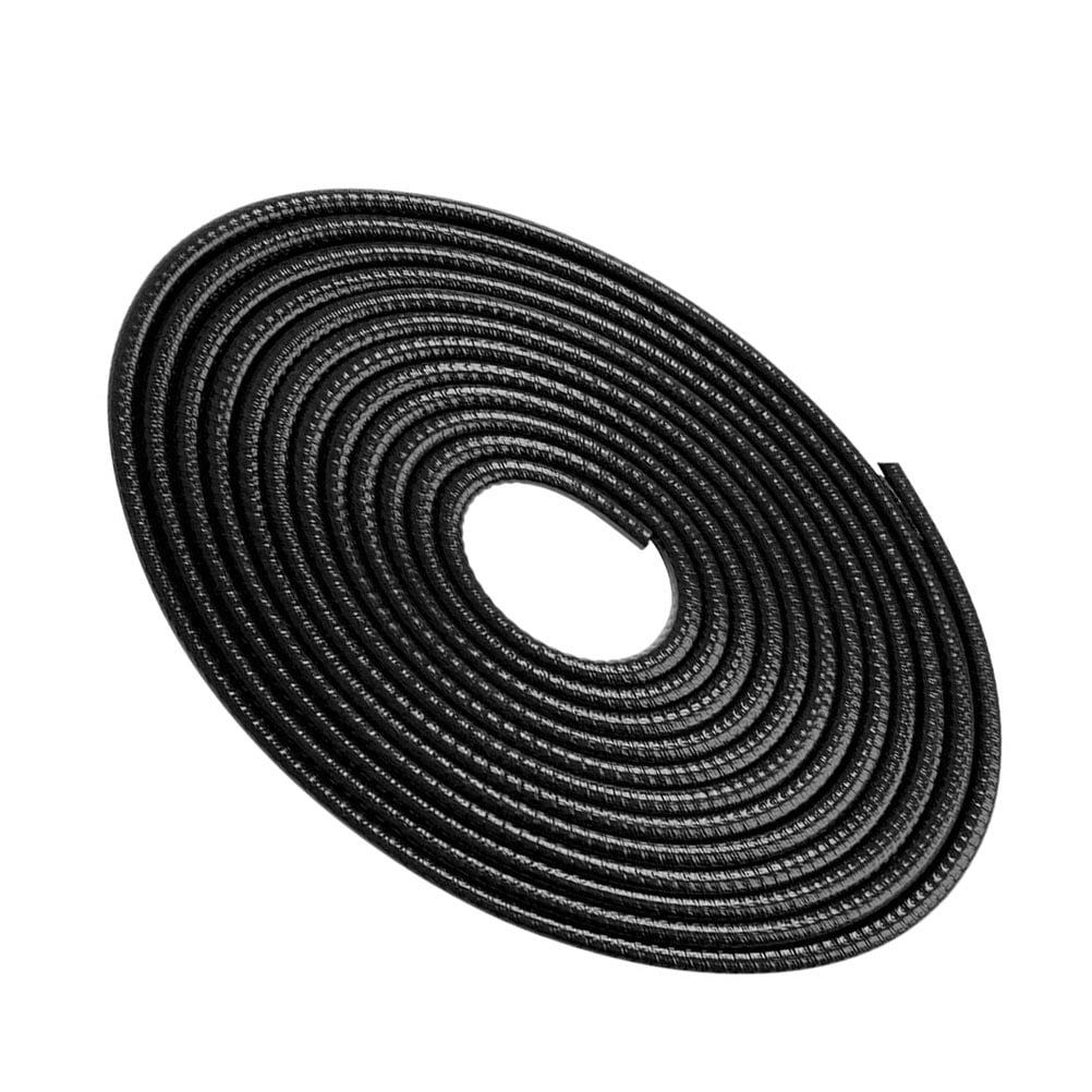 Masteelf 4 Meters Door Seal Strip Protector Edge Protectors Tape Black ...