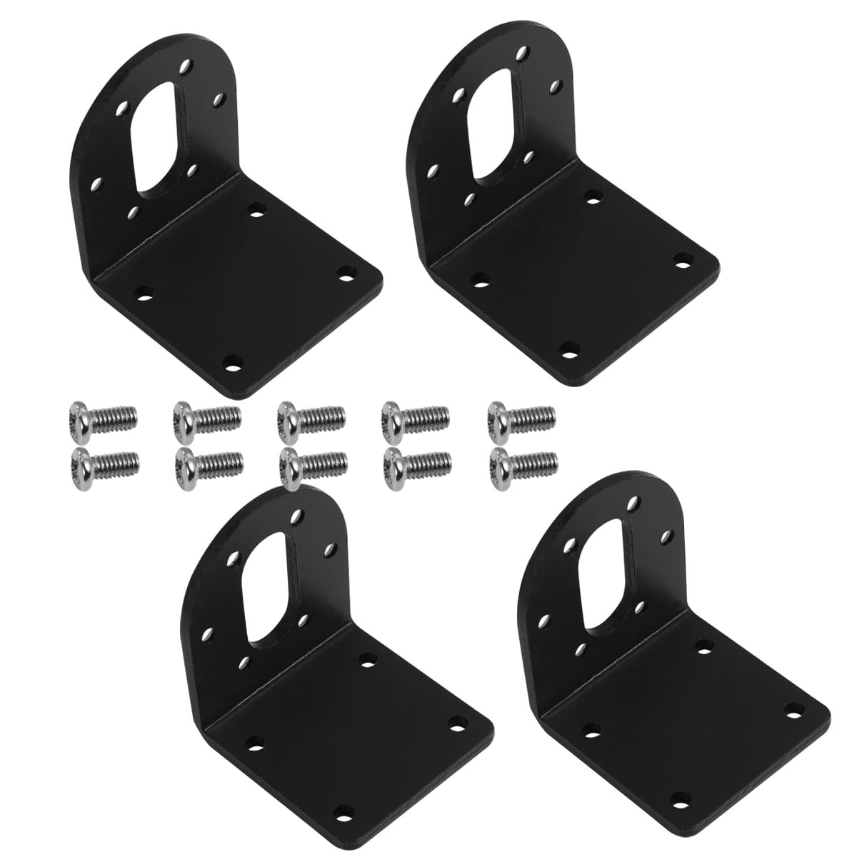 Masteelf 4 PCS Gear Motors Mounting Bracket L-shape Fixed Seat DC Motor ...