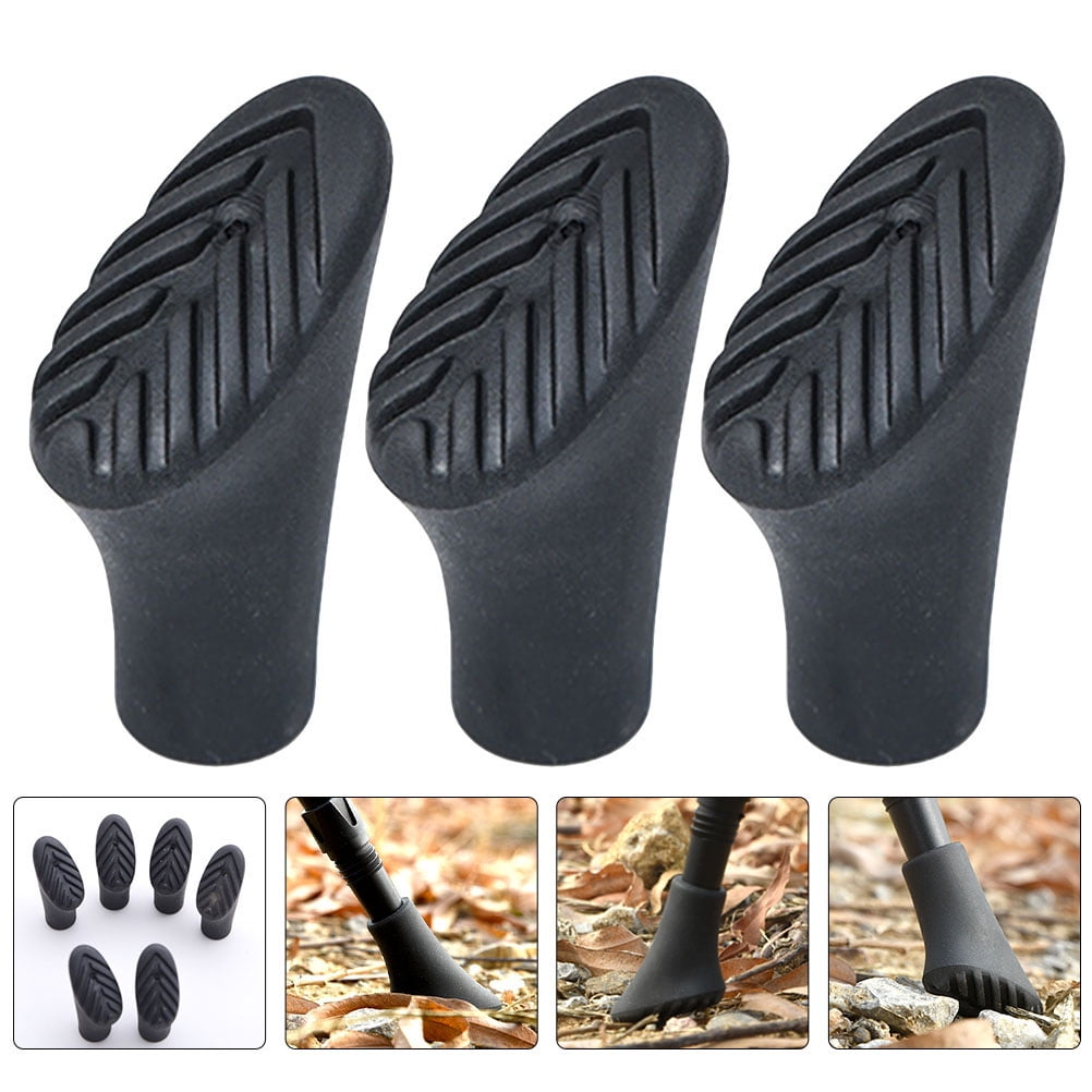 Masteelf 4 PCS Trekking Pole Tip Protectors Hiking Topper Key Travel ...
