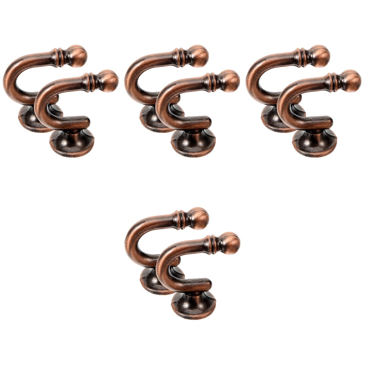 Masteelf 4 Pairs Curtain Holdback Hook Curtain Hook Drapes Holdback ...