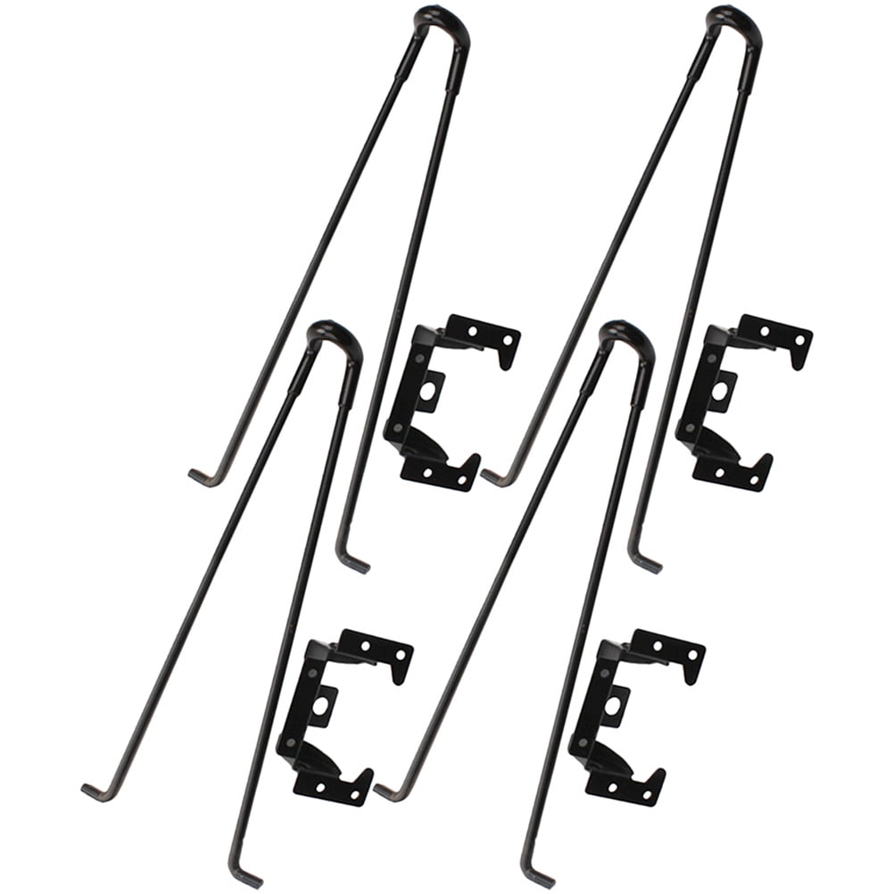 Masteelf 4 Pc Small Legs for Furniture Folding Table Legs Bed Table Leg ...