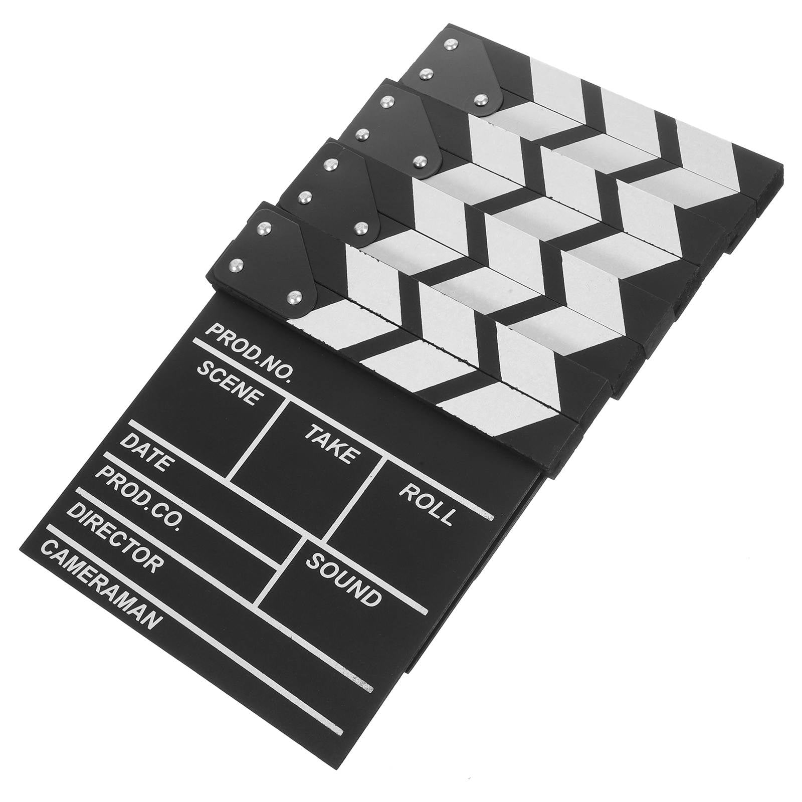 Masteelf 4 Pcs Black Directors Clapper Board Photo Props Filming ...