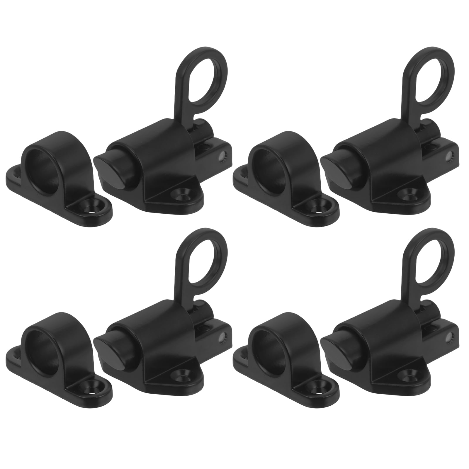 Masteelf 4 Pcs Cabinet Door Latch Automatic Bolt Latches Lock Aluminum ...