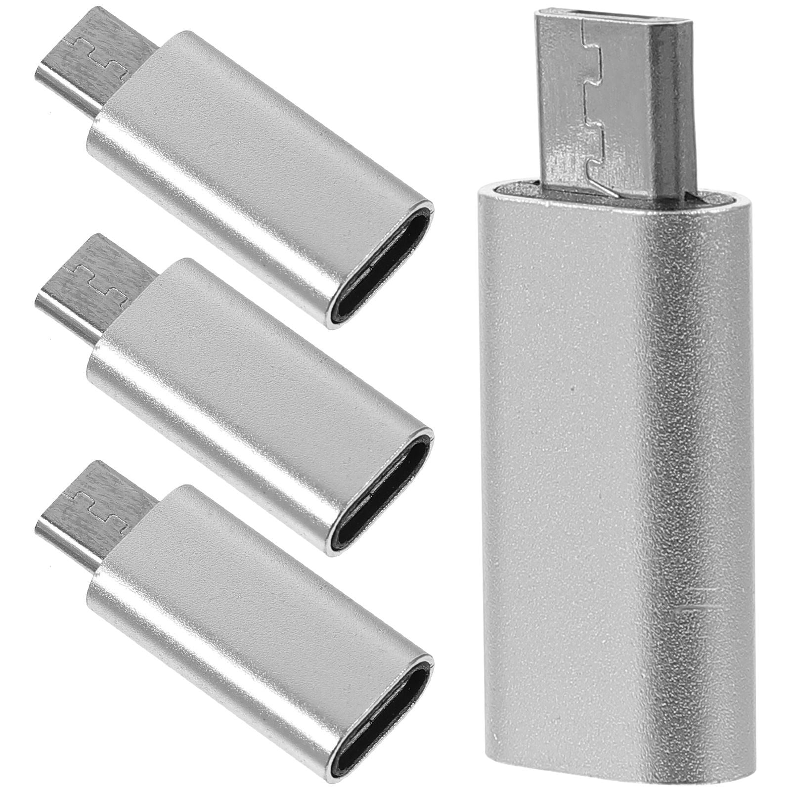 Masteelf 4 Pcs Charging Accessories Type-c Adapter USB-C to Micro ...