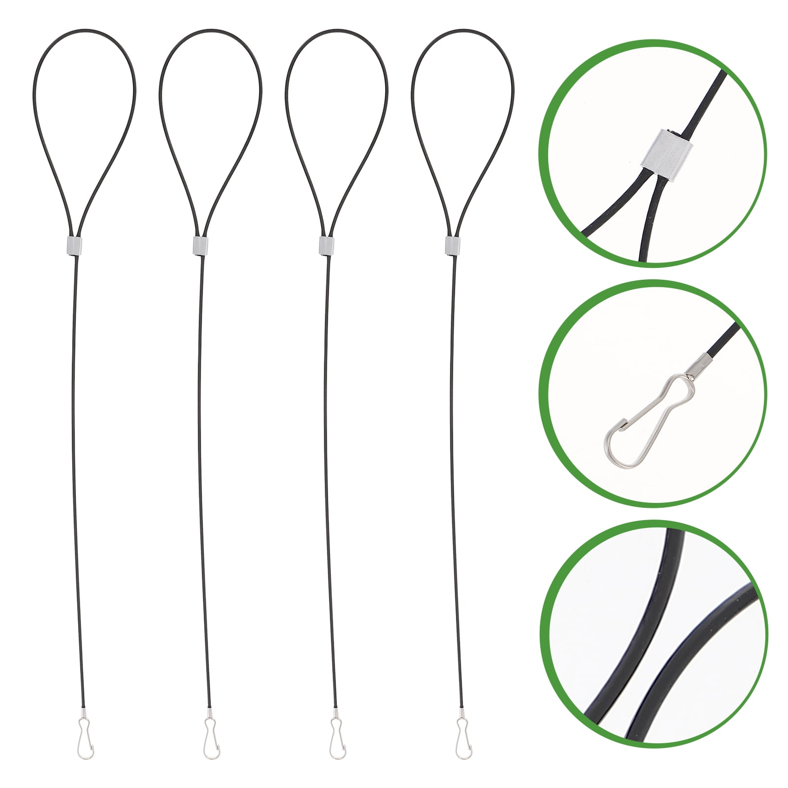 Masteelf 4 Pcs Gate Latch Cable Repair Gate Latch Cable Set 31x0.6cm ...