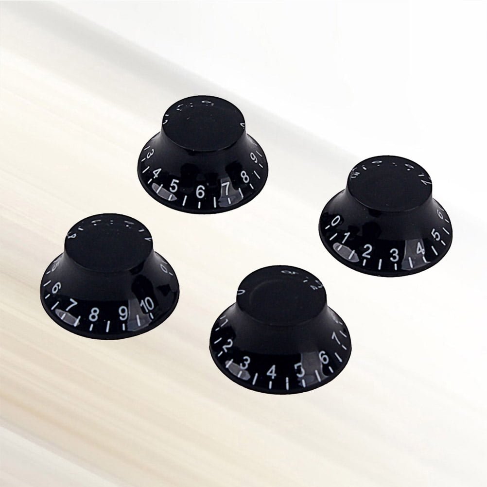 Masteelf 4 Pcs Guitar Knobs Custom Volume Cap Tone Control - Walmart.com