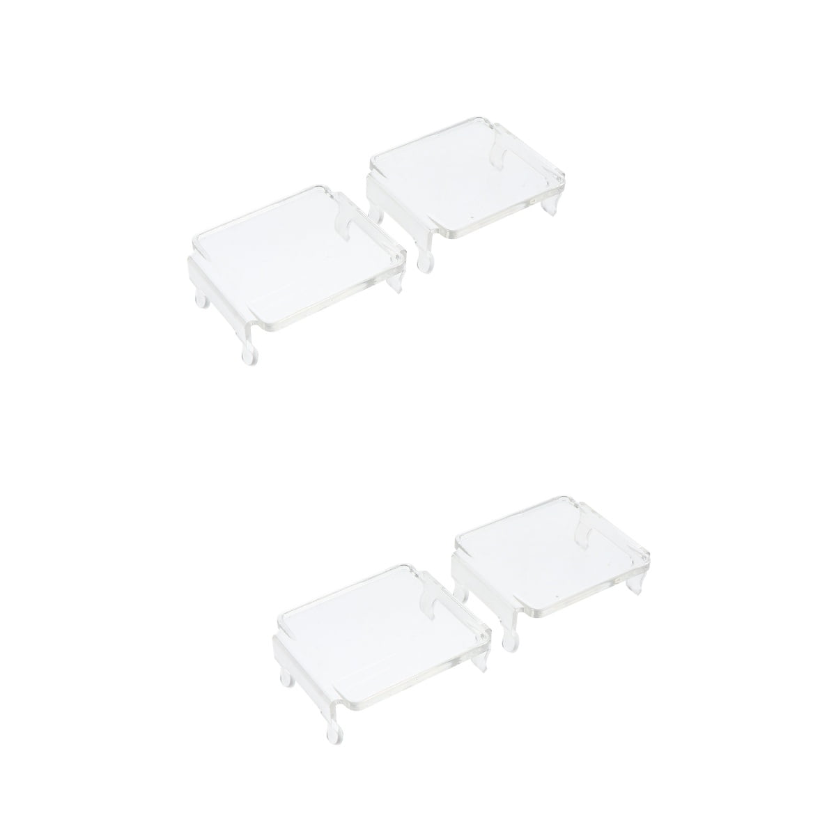 Masteelf 4 Pcs Headlight Lamp Lens Cover Car Front Light Lens Cover Fog ...