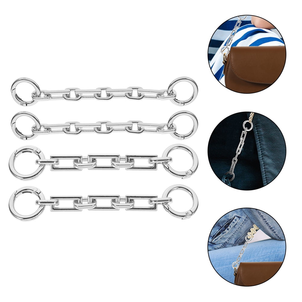 Masteelf 4 Pcs Purse Chains Shoulder Strap Extender Bag Miss - Walmart.com