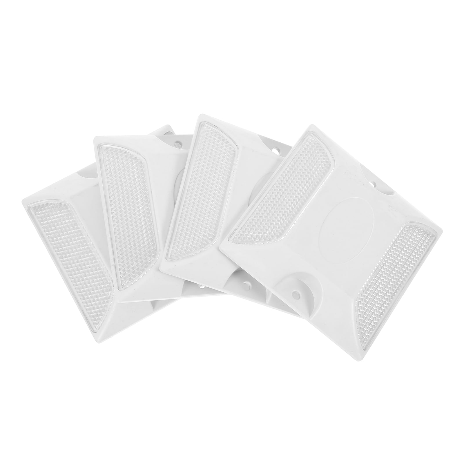 Masteelf 4 Pcs Reflective Road Studs for Driveway Entrance ABS Raised ...