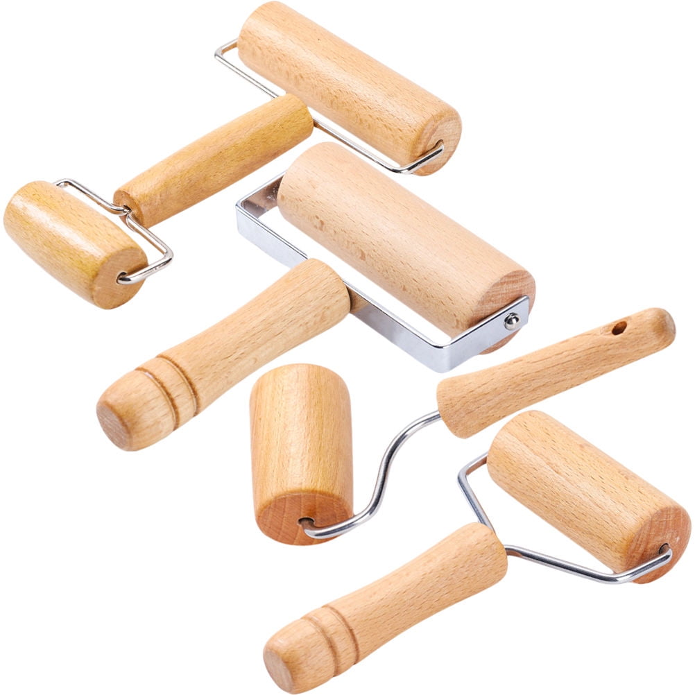 Masteelf 4 Pcs Rollers Pizza Docker Rolling Drum Suit Kitchen Pin ...