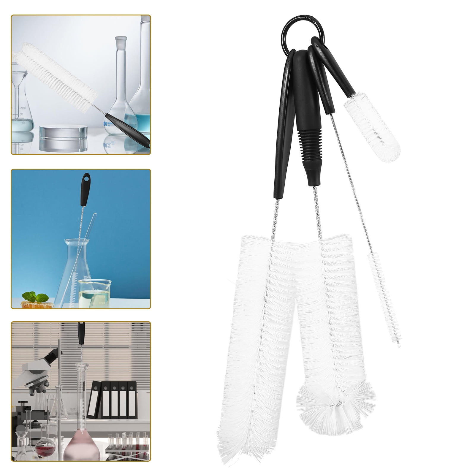 Masteelf 4 Pcs Sink Pipe Cleaners Strainer Long Handle Brush - Walmart.com