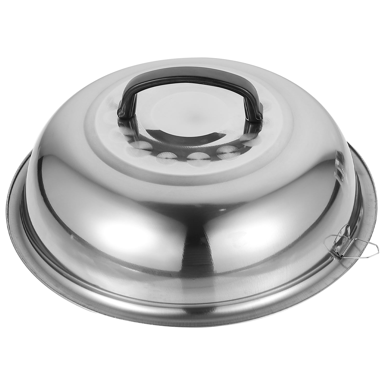 Masteelf 4 Pcs Steel for Pan Non Stainless Pot Lid Cooking Lids Anti ...