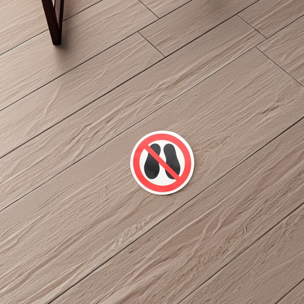 Masteelf 4 Pcs No Step Stickers Decals Do Not Step On Stickers No ...