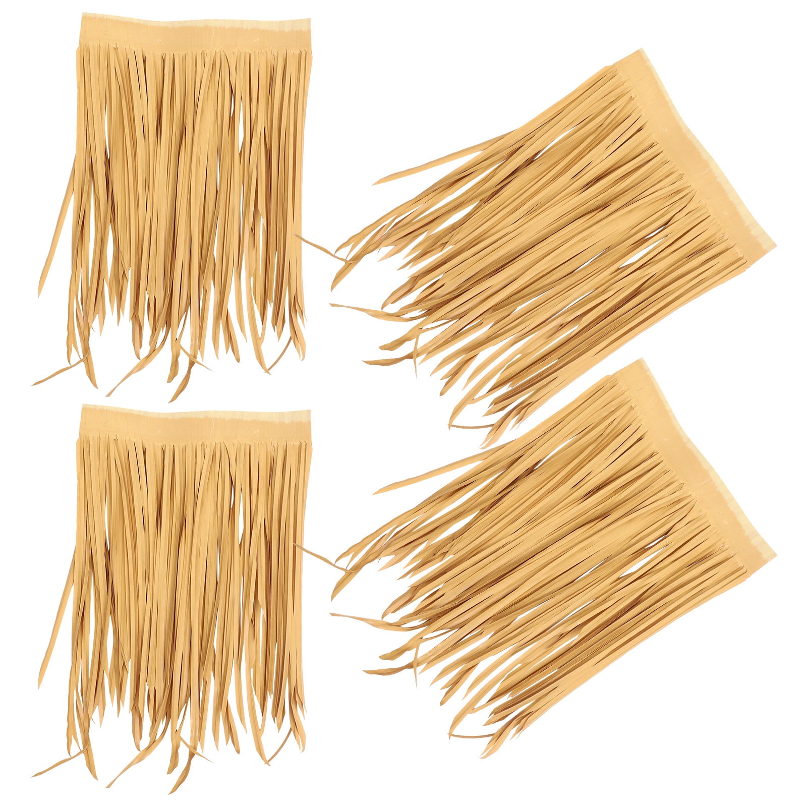 Masteelf 4 Pcs Tiki Grass Thatch Roofing Material Shade Decor Simulated ...