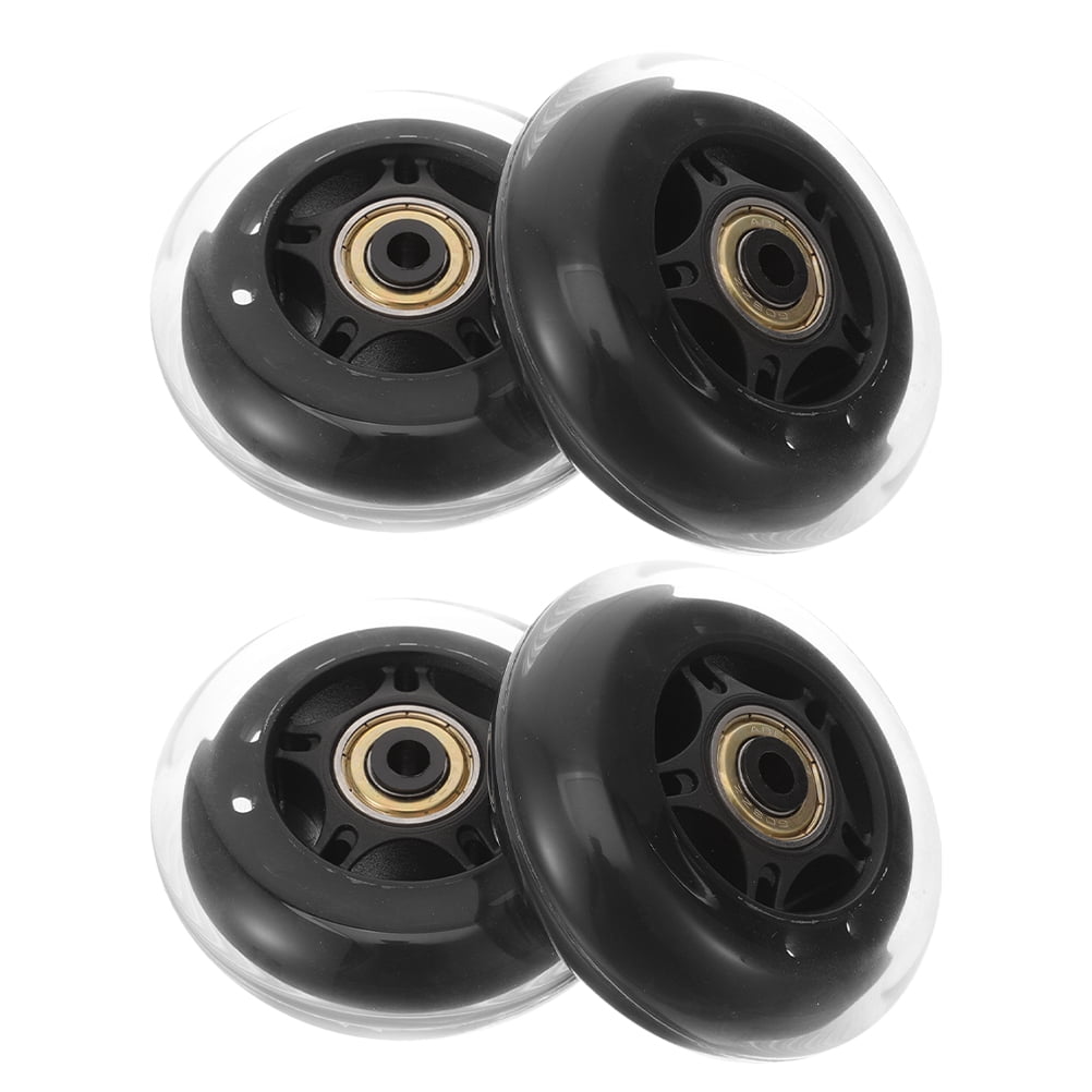 Masteelf 4 Pcs Transparent Silent Furniture Wheels Smooth Rolling ...