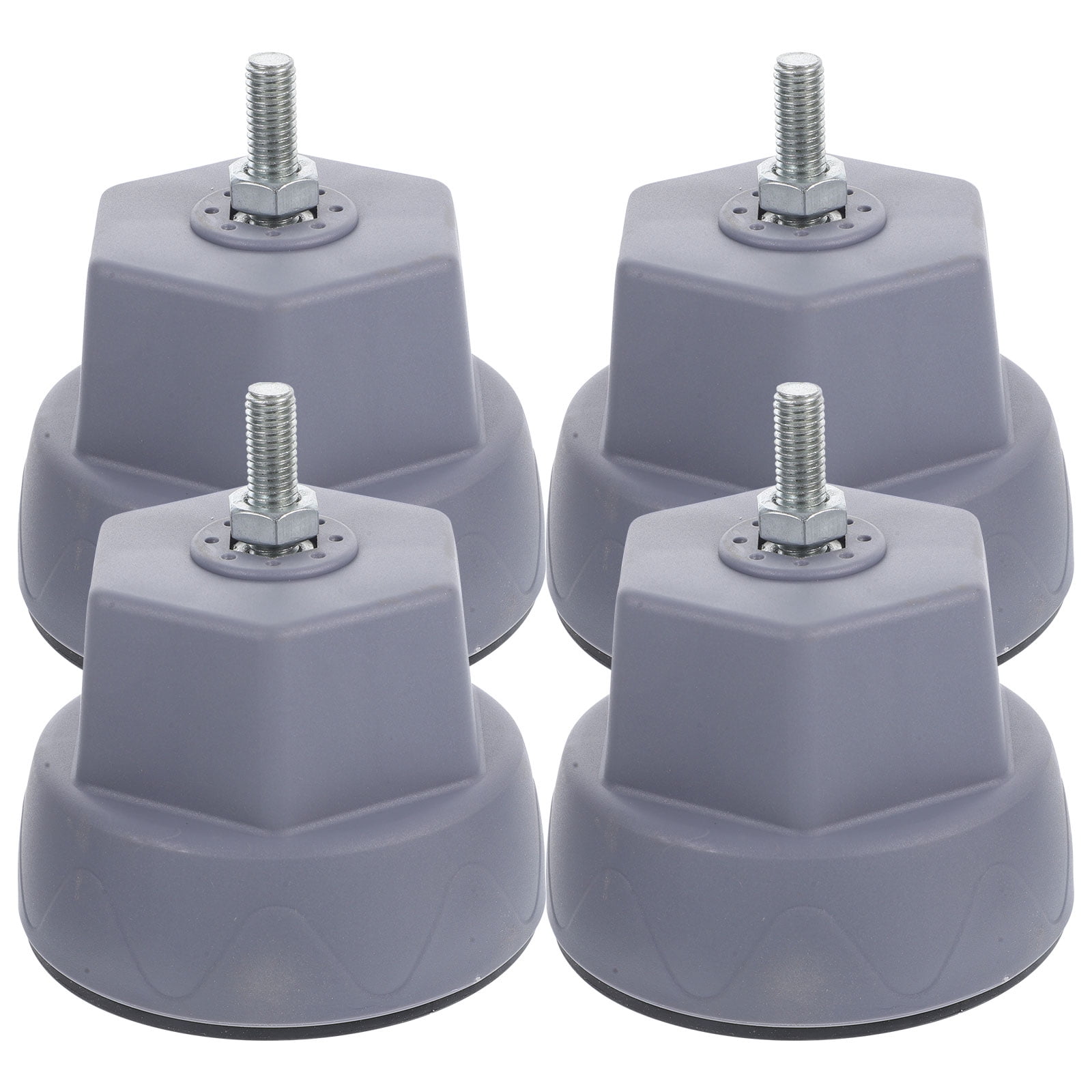 Masteelf 4 Pcs Washing Machine Bracket Stop Clothes Machines Dryer Grey ...