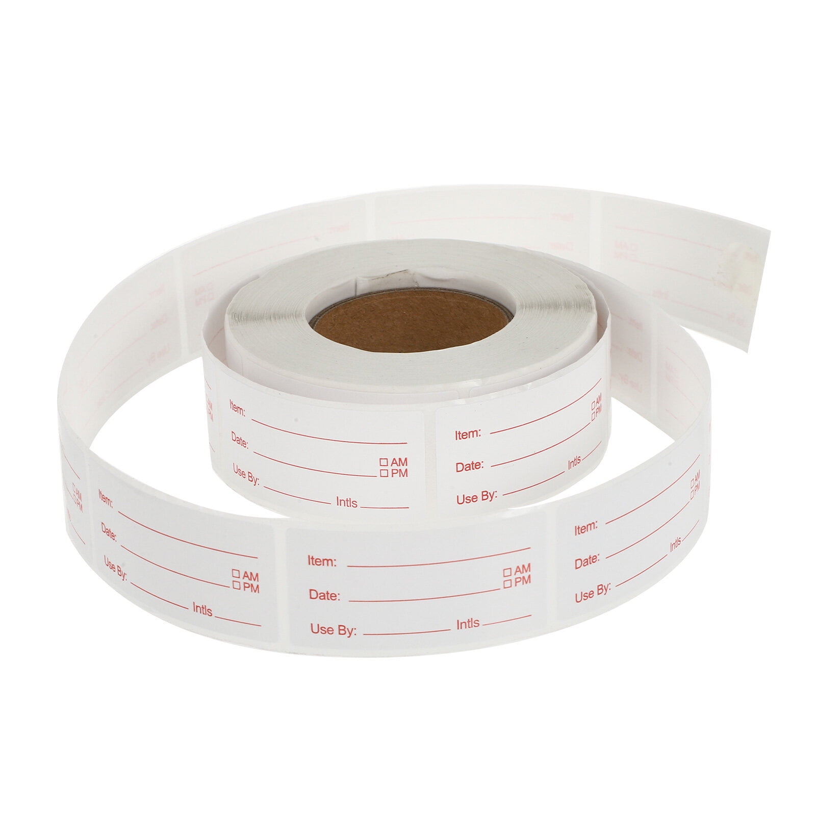 Masteelf 4 Rolls Freezer Food Labels Pantry Canning Labels Food Date ...