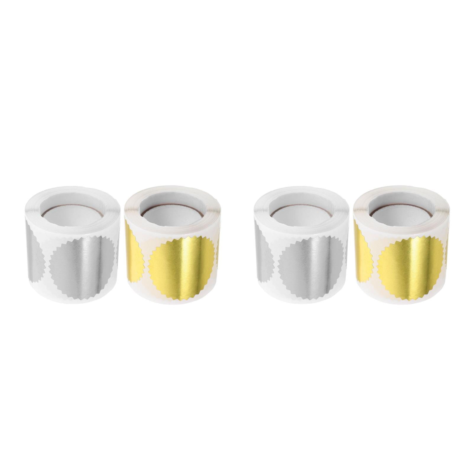 Masteelf 4 Rolls Golden Seal Of Excellence Stickers Round Embosser ...