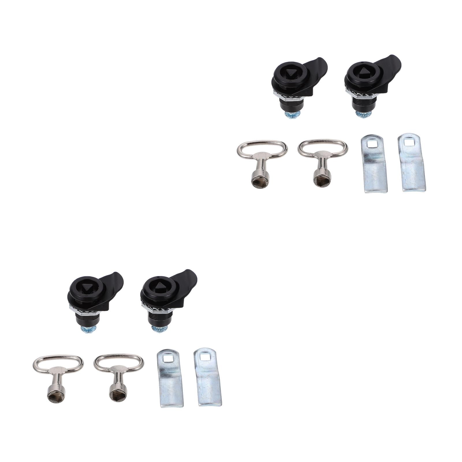 Masteelf 4 Sets Cabinet Locks Drawer Lock Retractable Triangle Locks ...