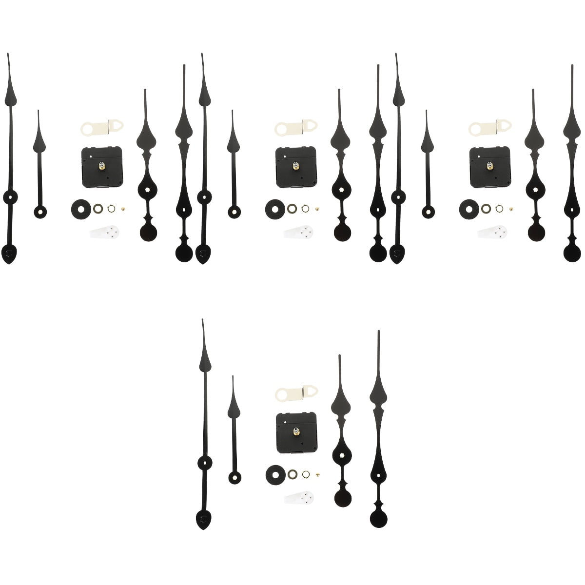 Masteelf 4 Sets Clock Hands Set Delicate Wall Clock Hands Clock ...