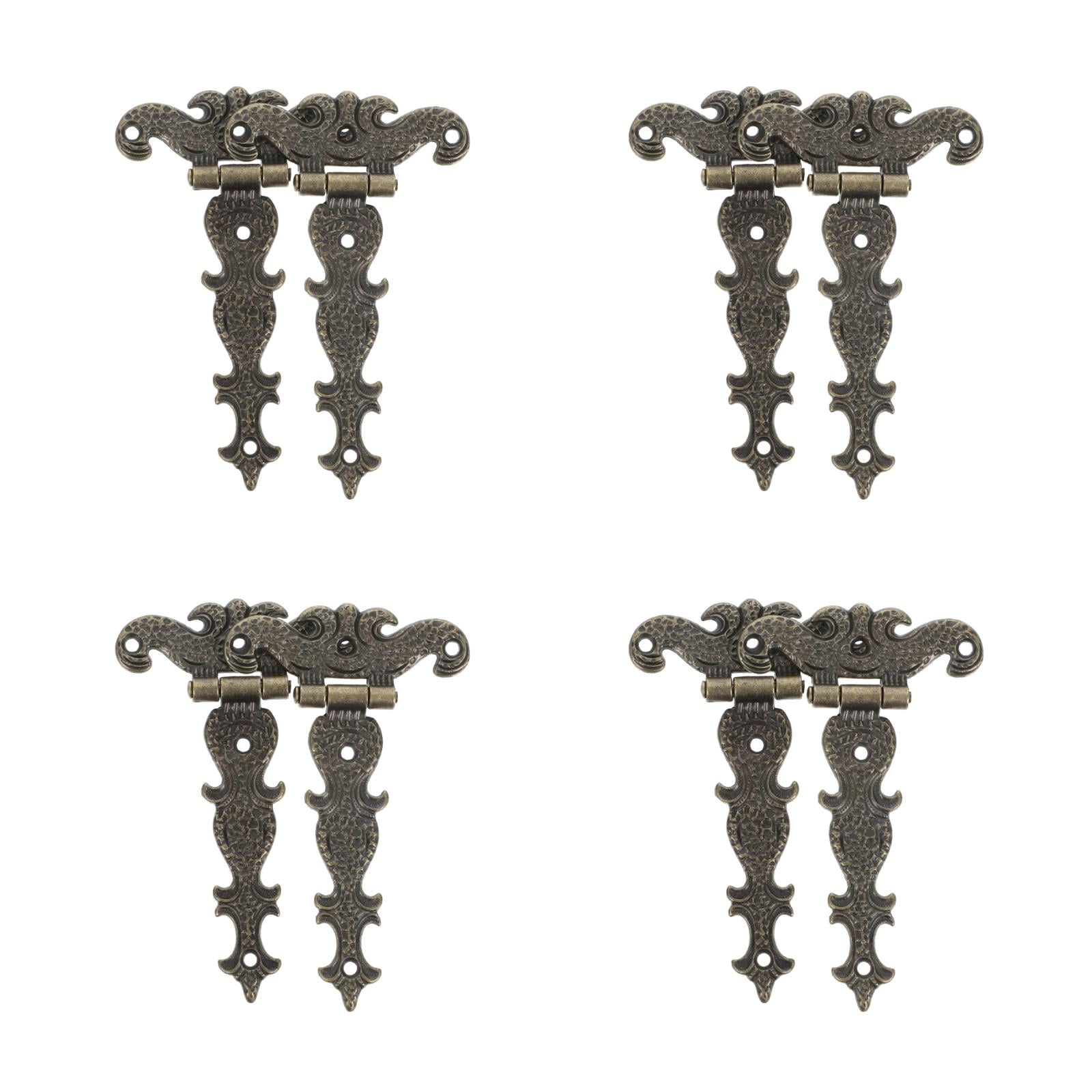 Masteelf 4 Sets Furniture Door Hinges Heavy Duty Cabinet Door Hinge ...