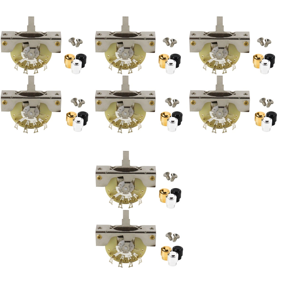 Masteelf 4 Sets Guitar Toggle Electric Guitar Pickup Selector 5-way ...