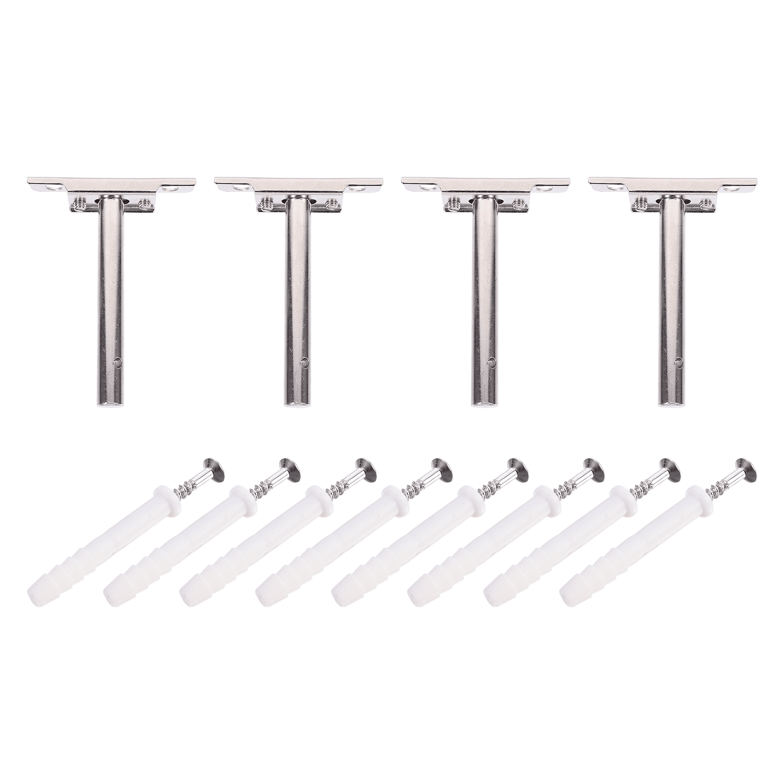 Masteelf 4 Sets Hidden Movable Bracket Hook Counter Mount - Walmart.com
