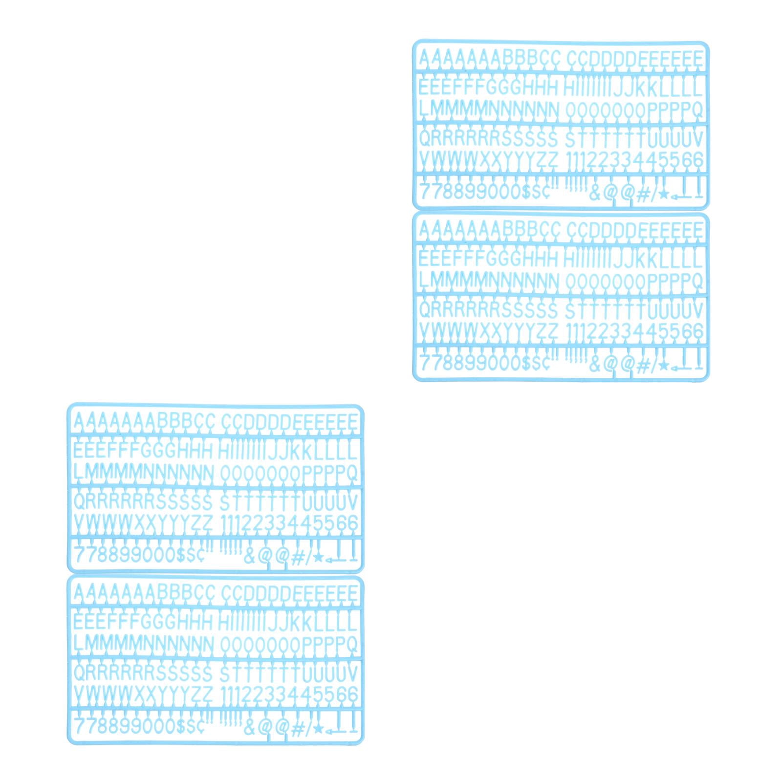 Masteelf 4 Sets Of Letter Board Letters Plastic Letters For Letter ...