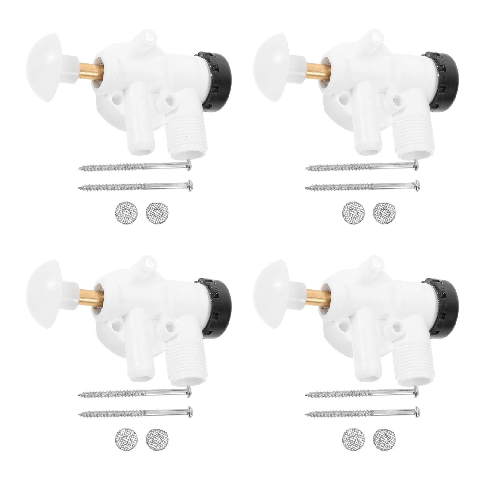 Masteelf 4 Sets Rv Toilet Water Valve Kit Toilet Fill Valve Replacement ...