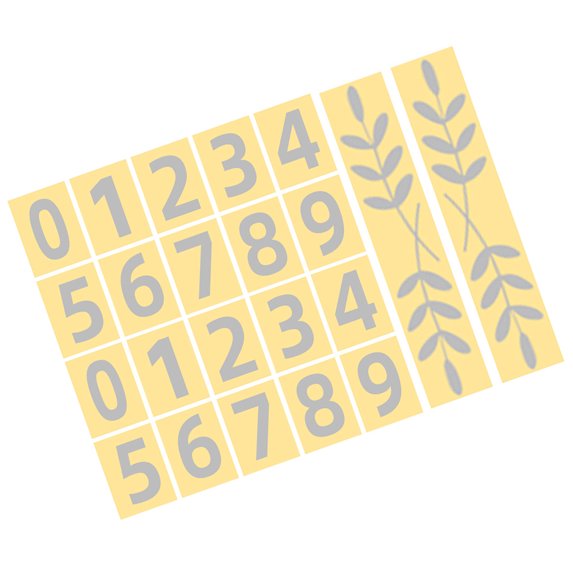 Masteelf 4 Sets of Reflective Mailbox Numbers for Decor Simple Matching ...