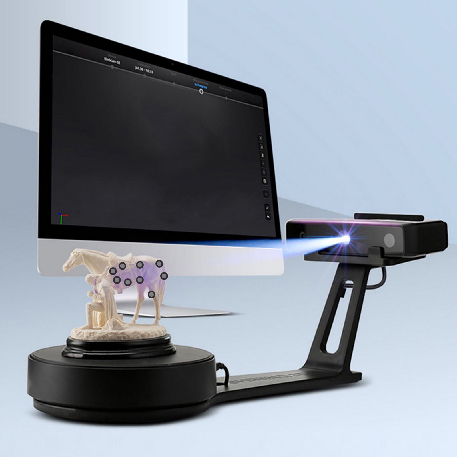 Masteelf 4 Sheet 200dots 3D Scanning Marker for 3D Scanner 3D Tracking ...