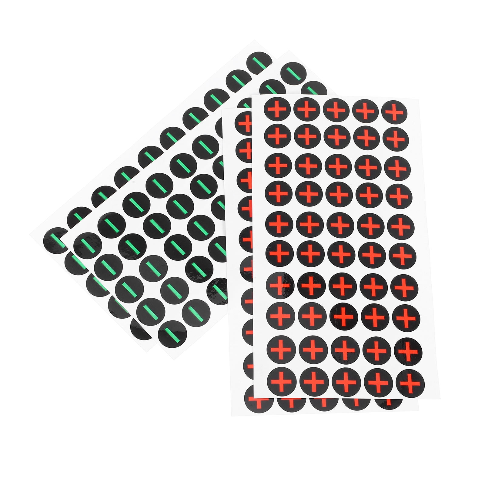 Masteelf 4 Sheets Of Machinery Safety Polarity Decals Warning Stickers ...