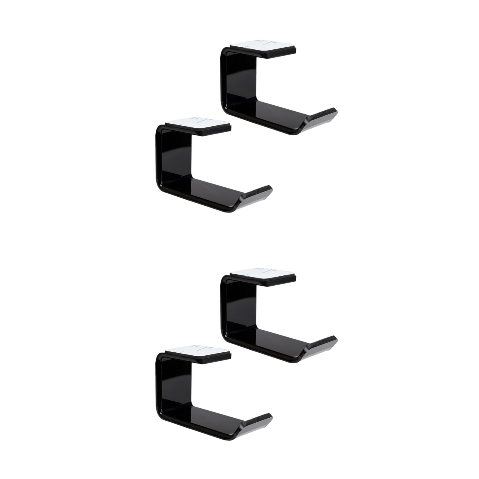 Masteelf 4 pcs Acrylic Headphone Stand Headset Holder Wall Desktop ...