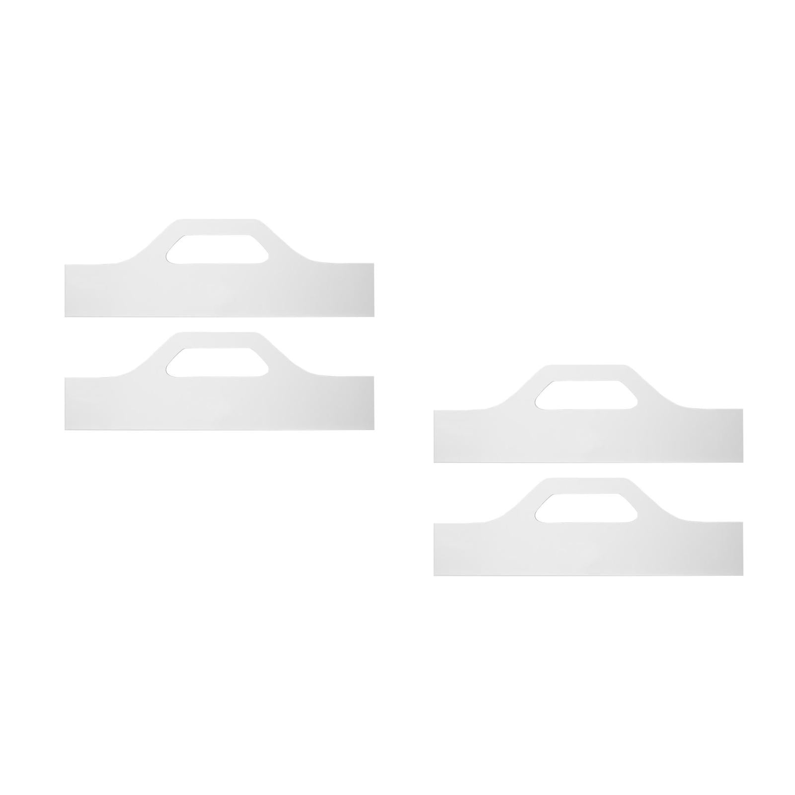 Masteelf 4 pcs Acrylic Router Templates For Woodworking Charcuterie ...