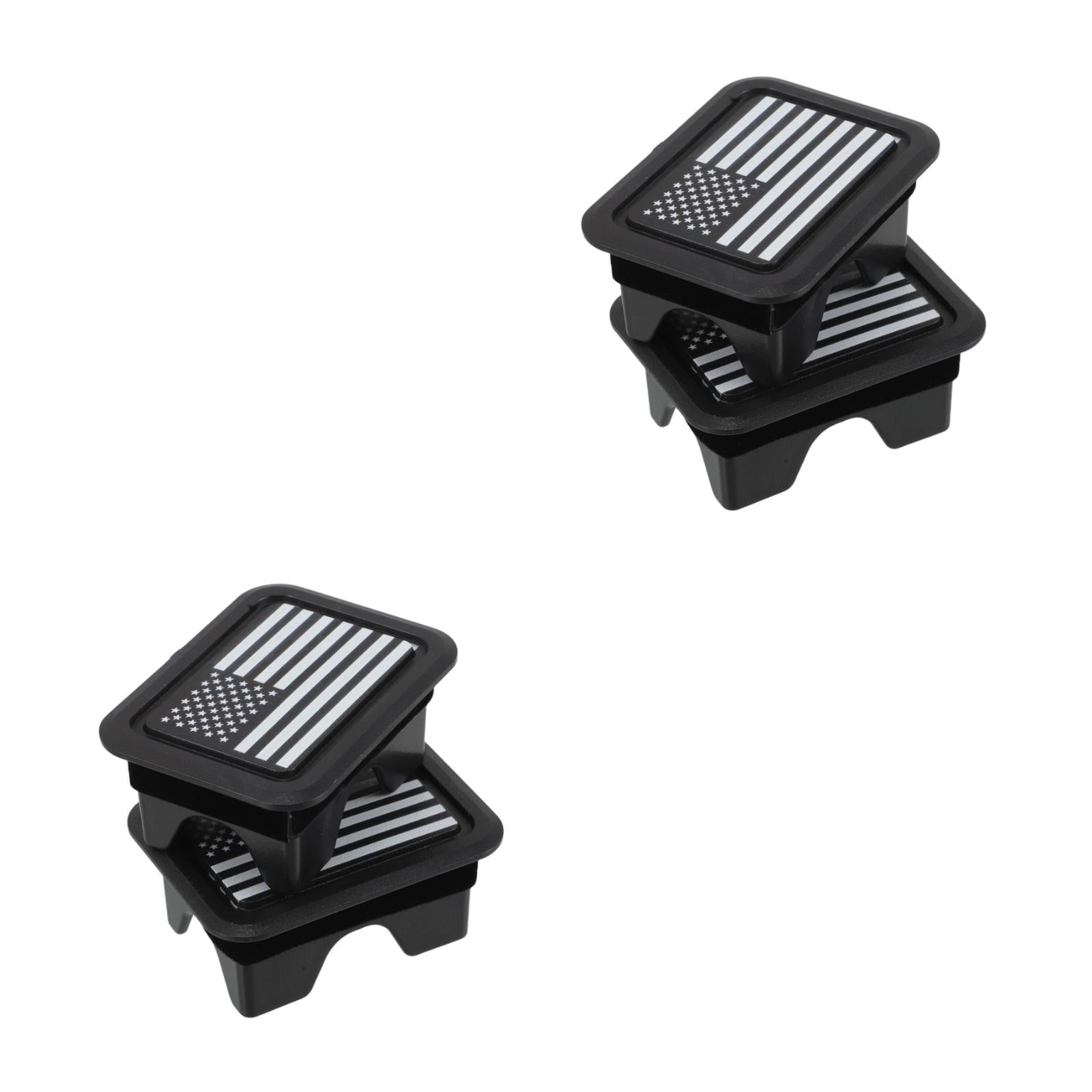 Masteelf 4 pcs American Flag Rear Truck Bed Rail Stake Pocket Cover ...