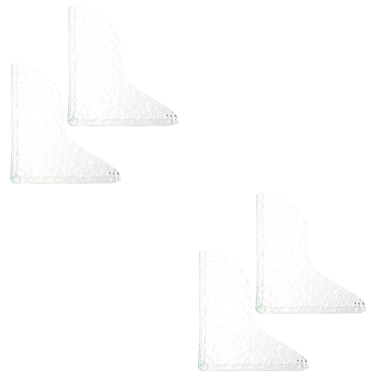 Masteelf 4 pcs Bathroom Floor Splash Guards Tub Corner Splash Guards ...