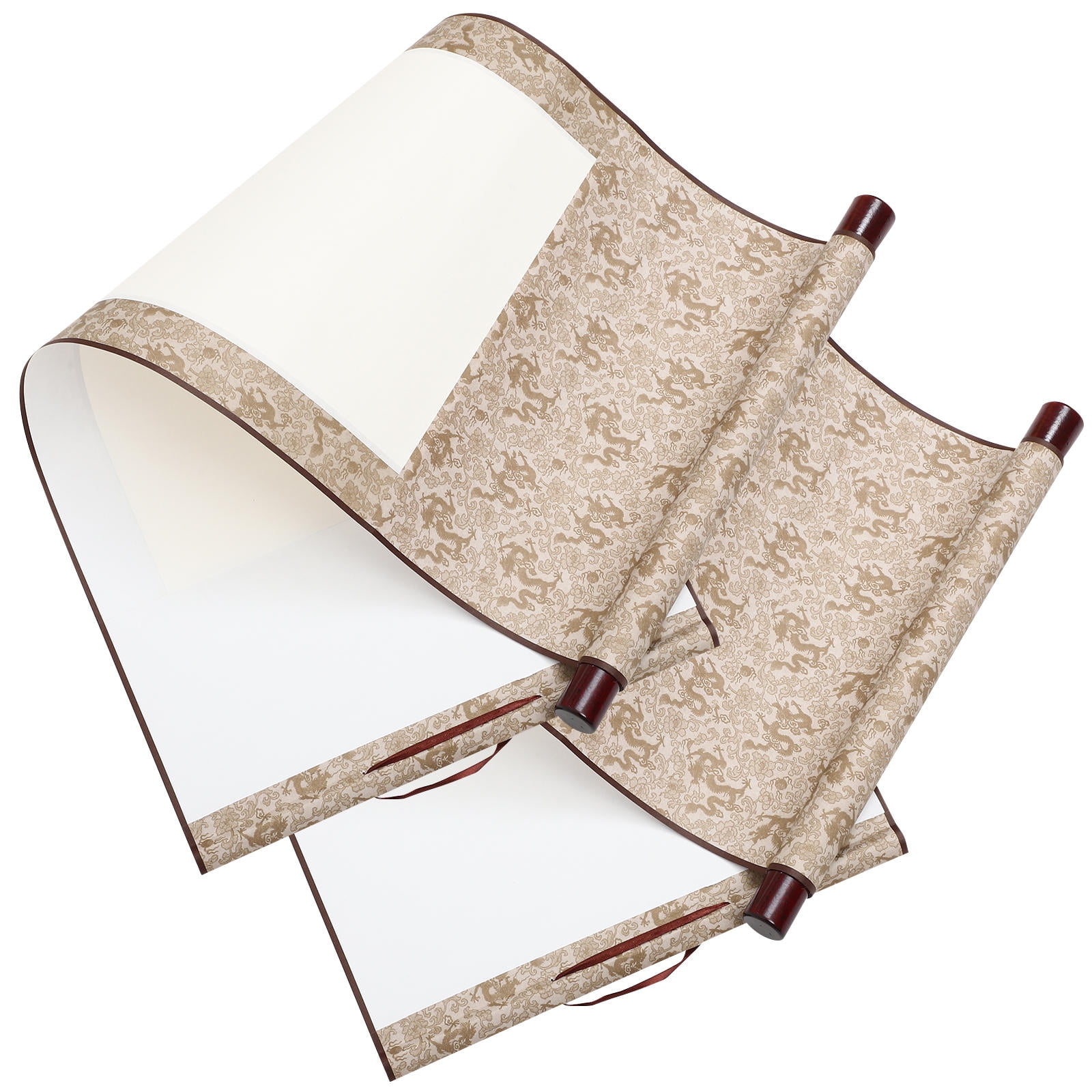 Masteelf 4 pcs Blank Hanging Scroll Vertical Chinese Calligraphy ...