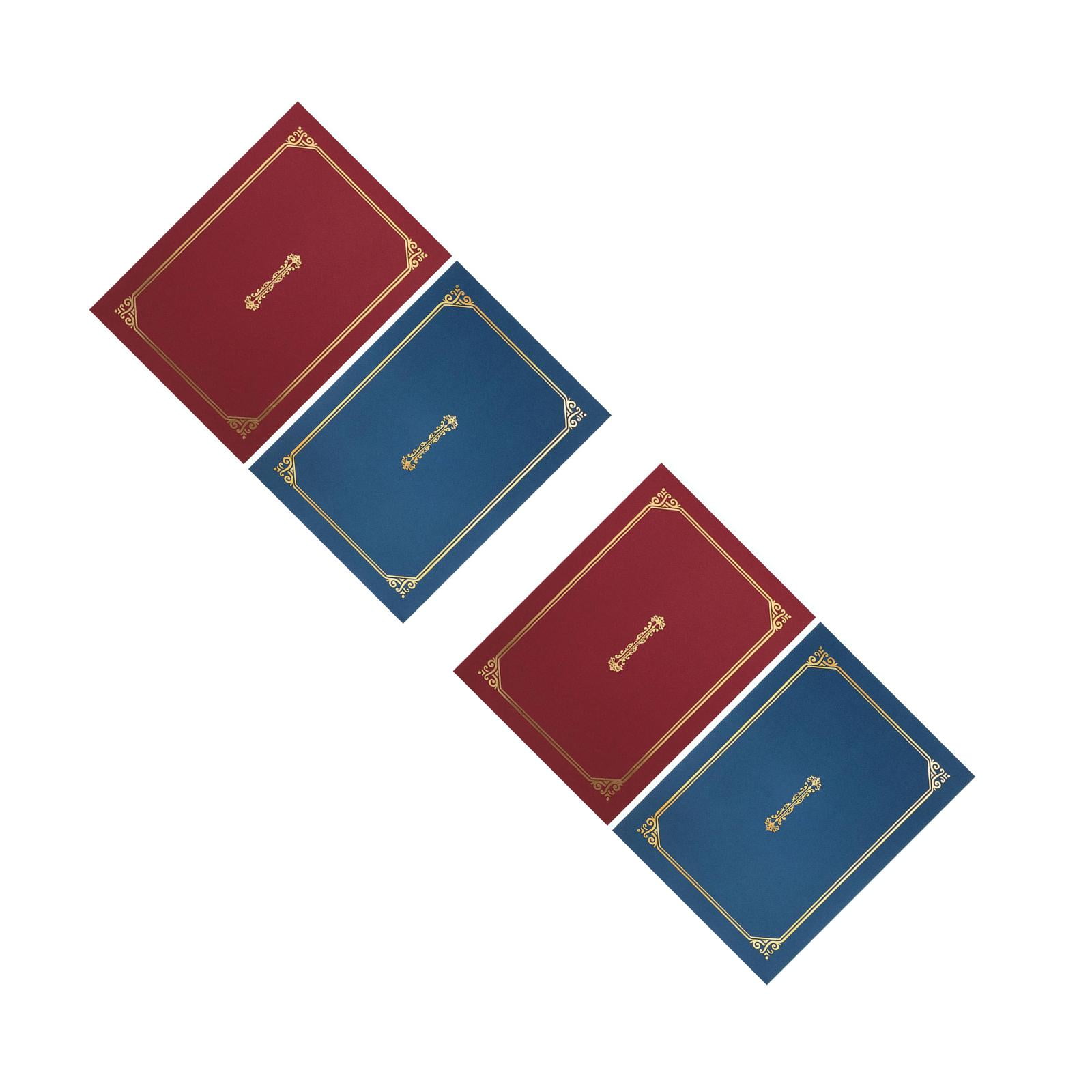 Masteelf 4 pcs Certificate Holder And Diploma Protector A4 Document ...