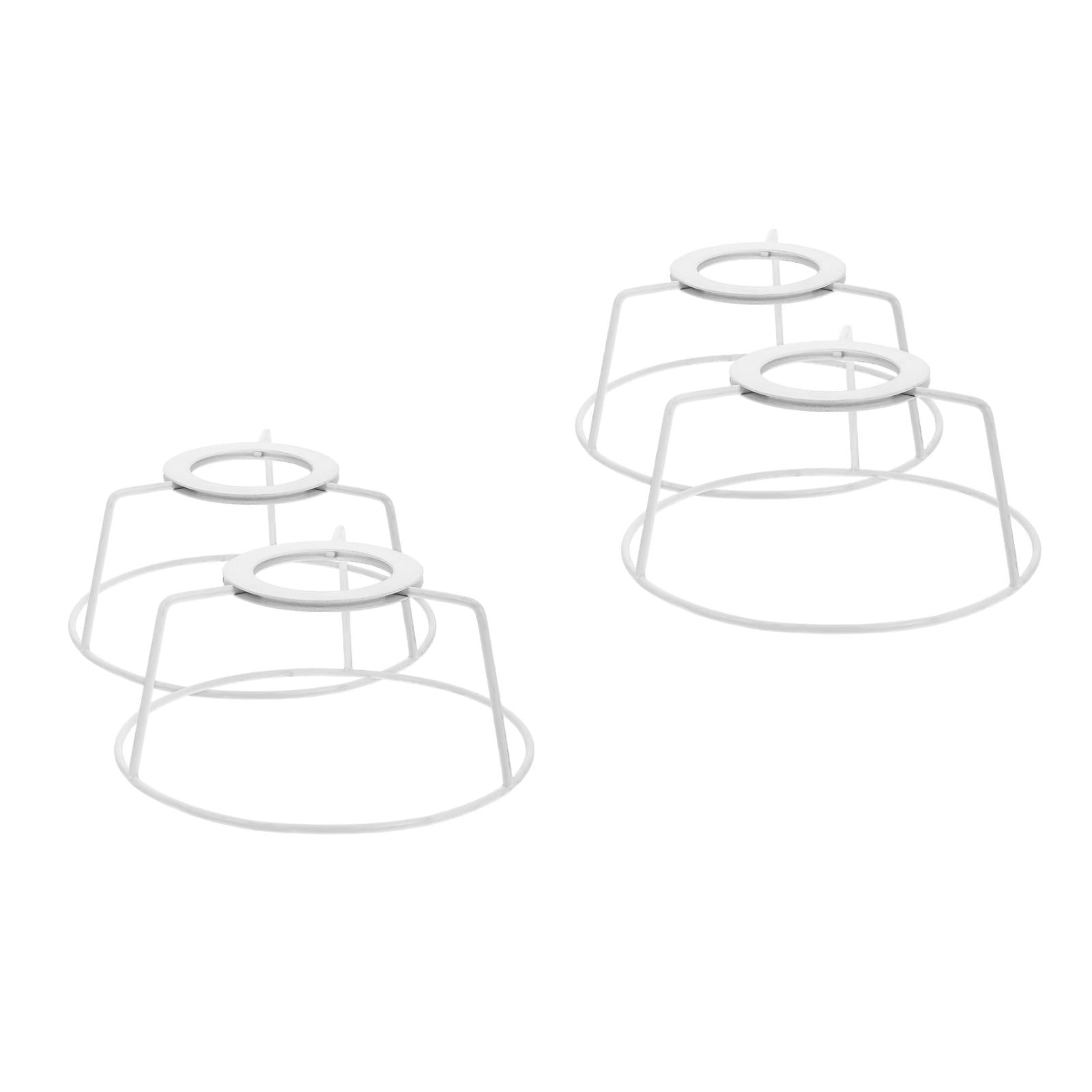 Masteelf 4 pcs E27 Lamp Shade Frame Diy Lampshade Supplies Wire Lamp ...