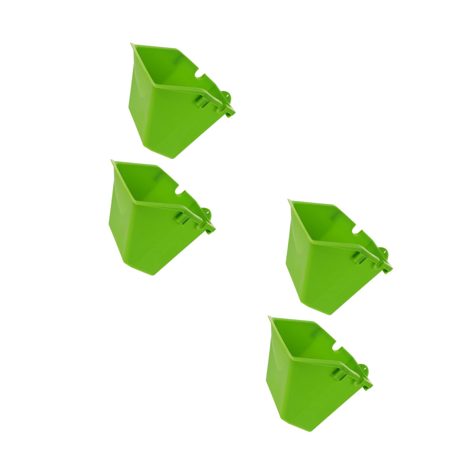 Masteelf 4 pcs Fence Flower Box Wall and Railing Hanging Planters ...