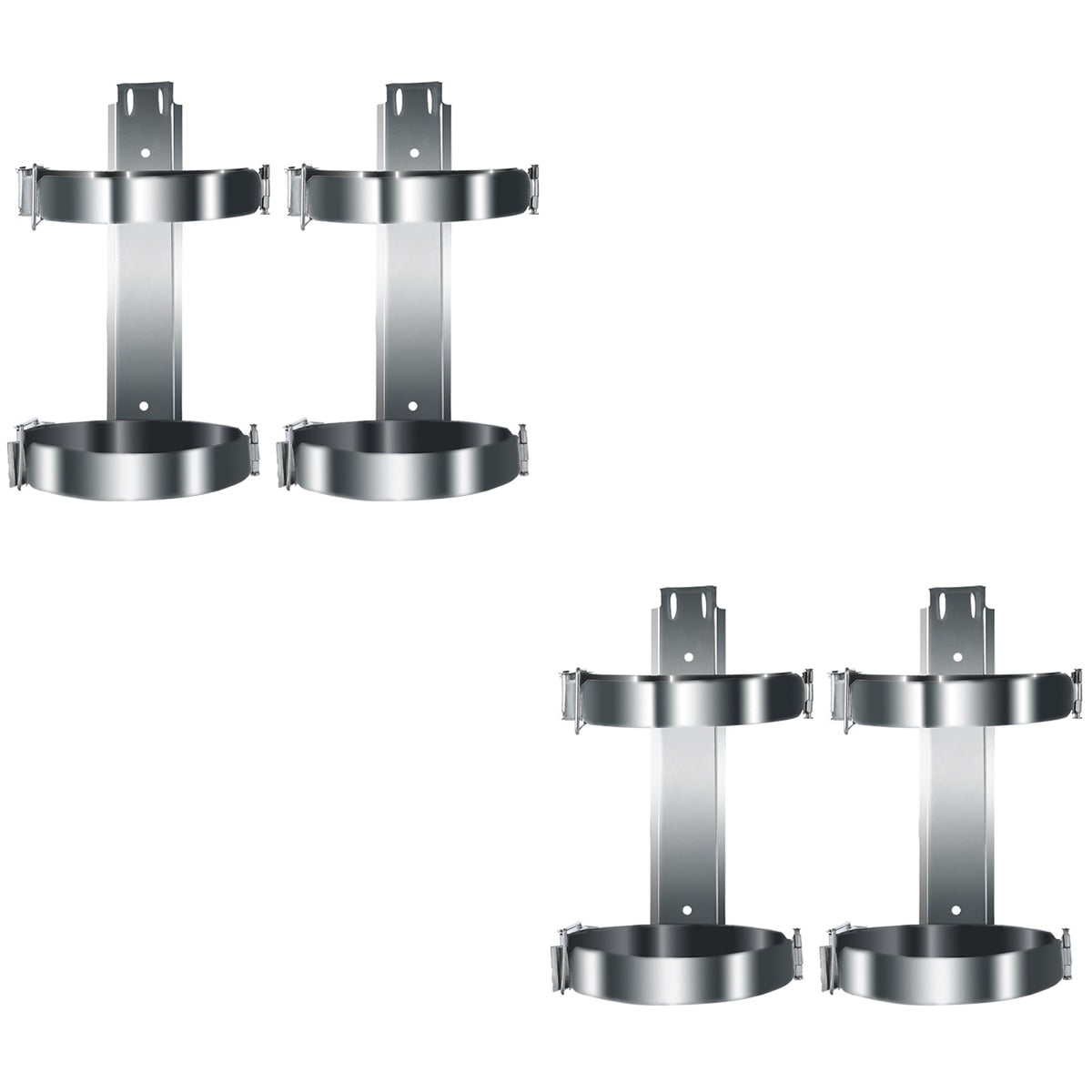 Masteelf 4 pcs Fire Extinguishers Wall Bracket Practical Fire ...