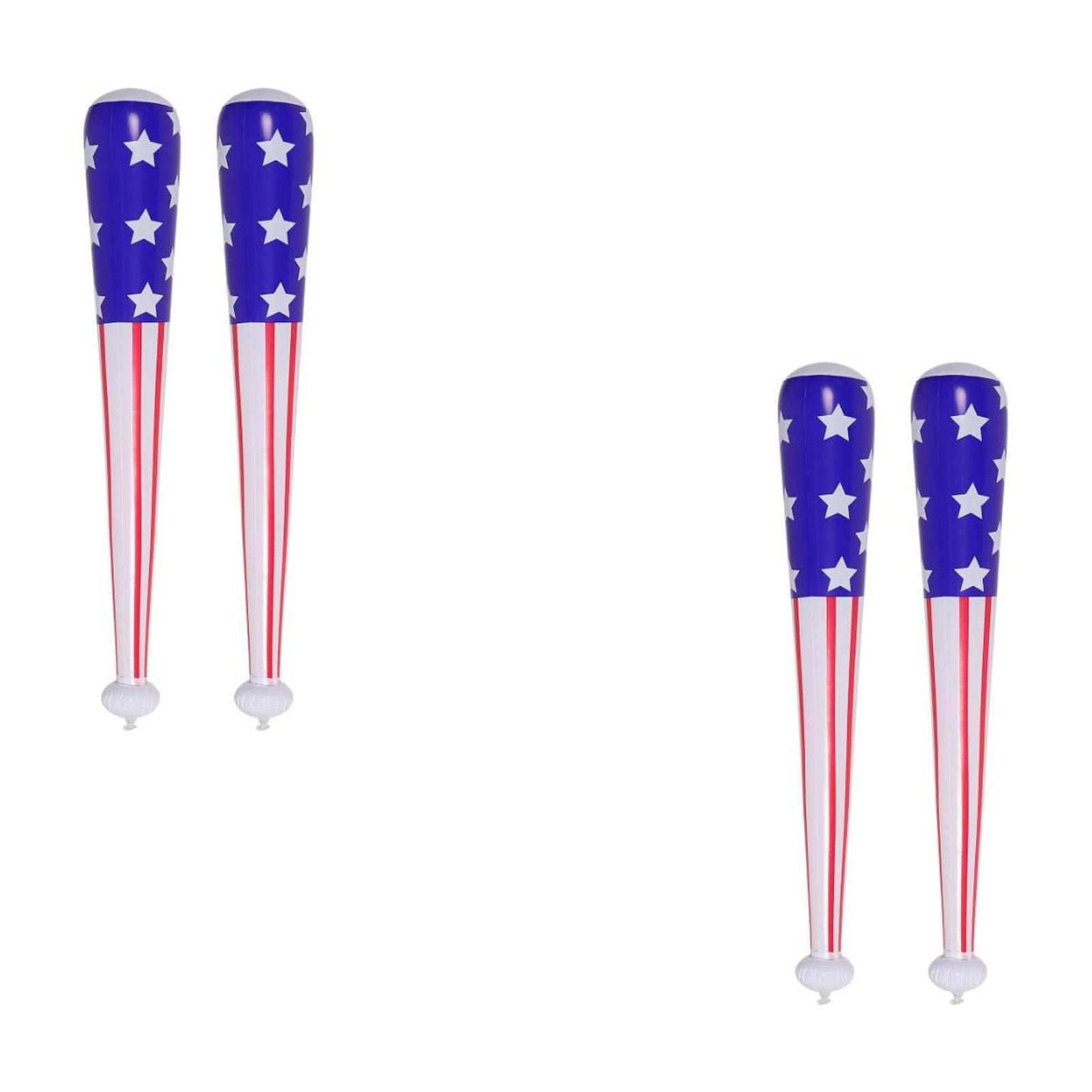 Masteelf 4 pcs Flag Inflatable Baseball Bat Carnival Party Summer Pool ...
