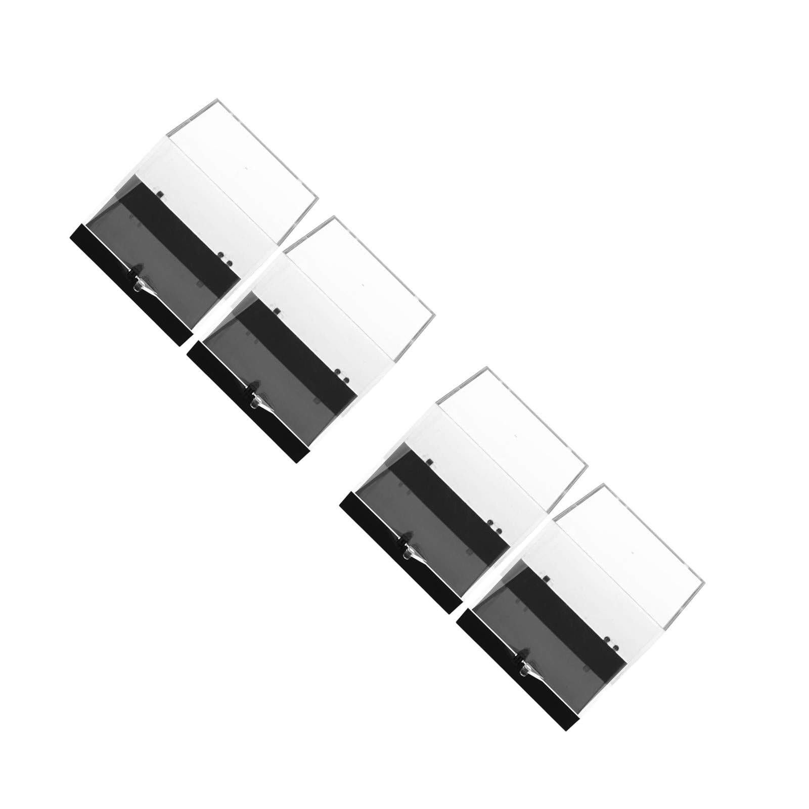 Masteelf 4 pcs Gemstone Display Box With Clear Top Small Plastic ...