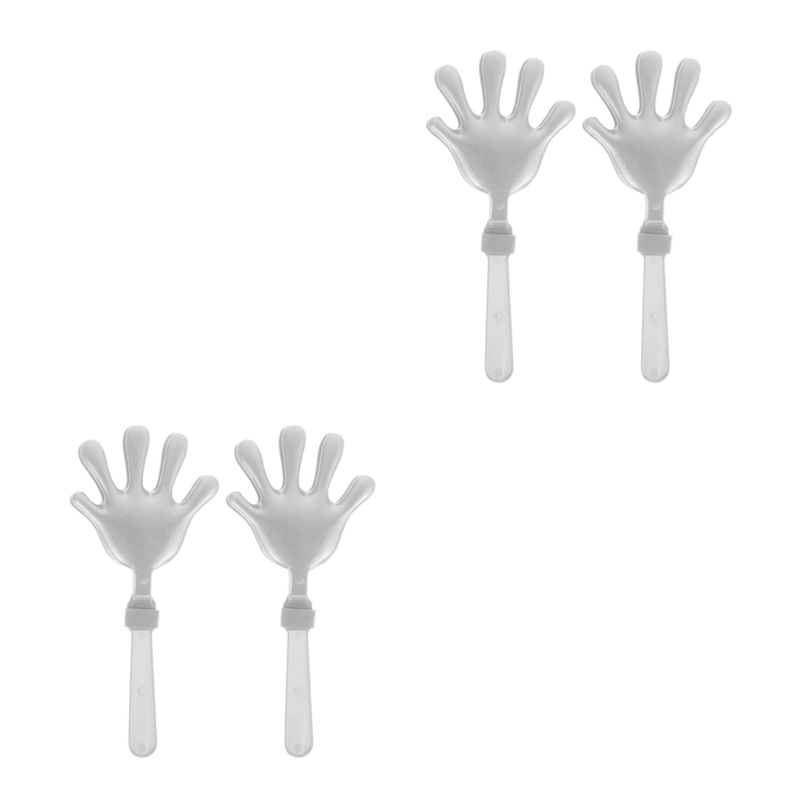 Masteelf 4 pcs Hand Clappers Sports Events Hand Clappers Colored Hand ...