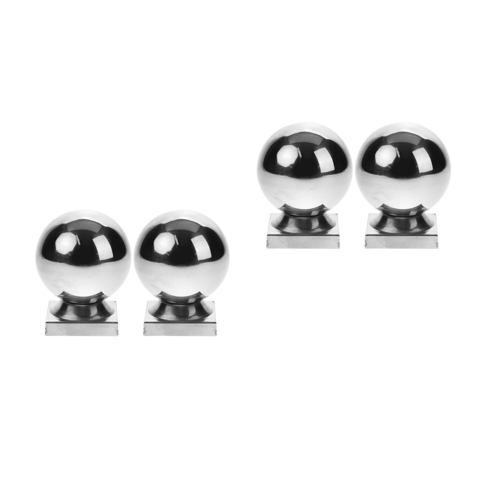 Masteelf 4 pcs Handrail Balls For Stairs Metal Fence Post Caps ...
