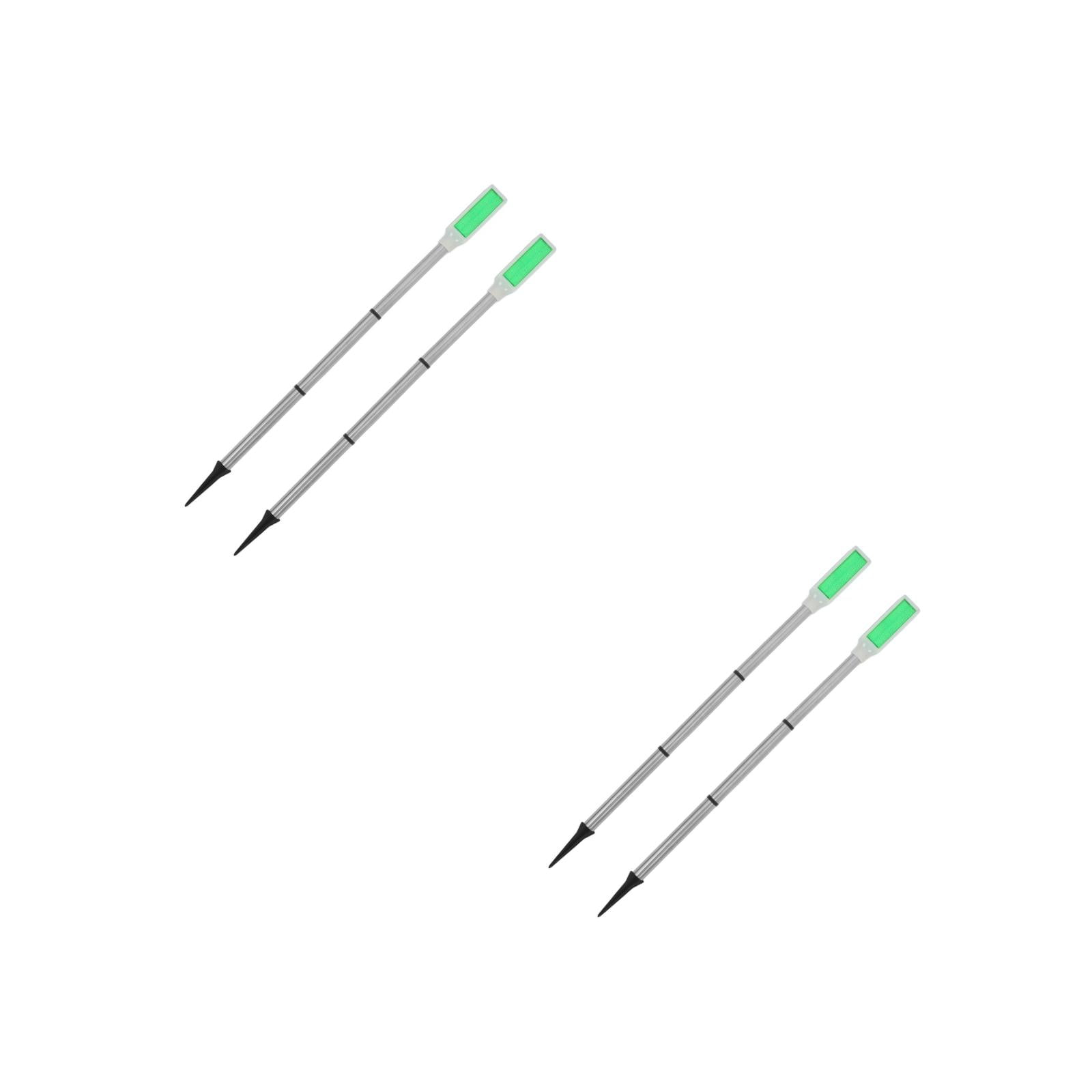 Masteelf 4 pcs Led Solar Light Solar Powered Driveway Markers Driveway ...