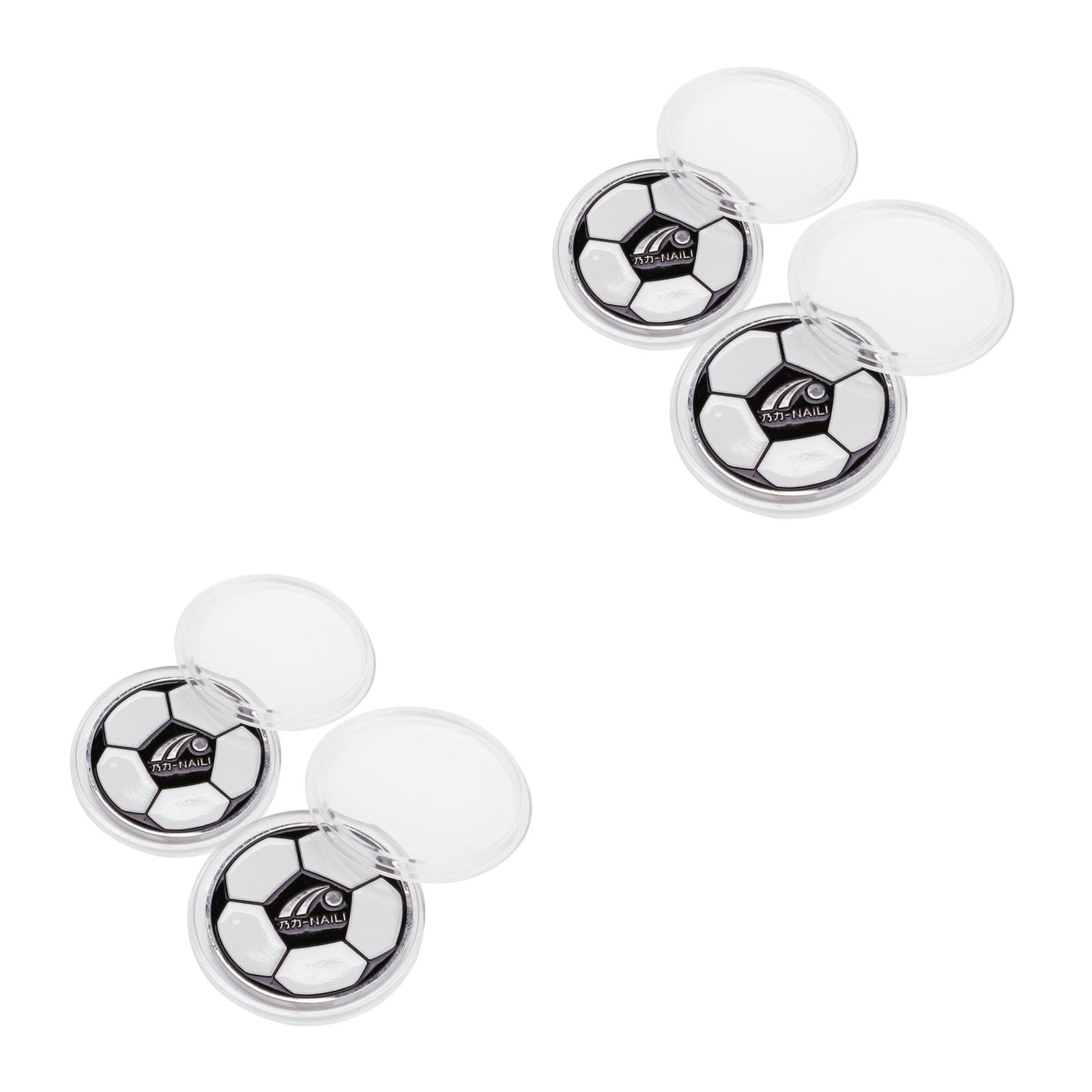 Masteelf 4 pcs Referee Soccer Referee Portable Metal Referee Judge Toss ...