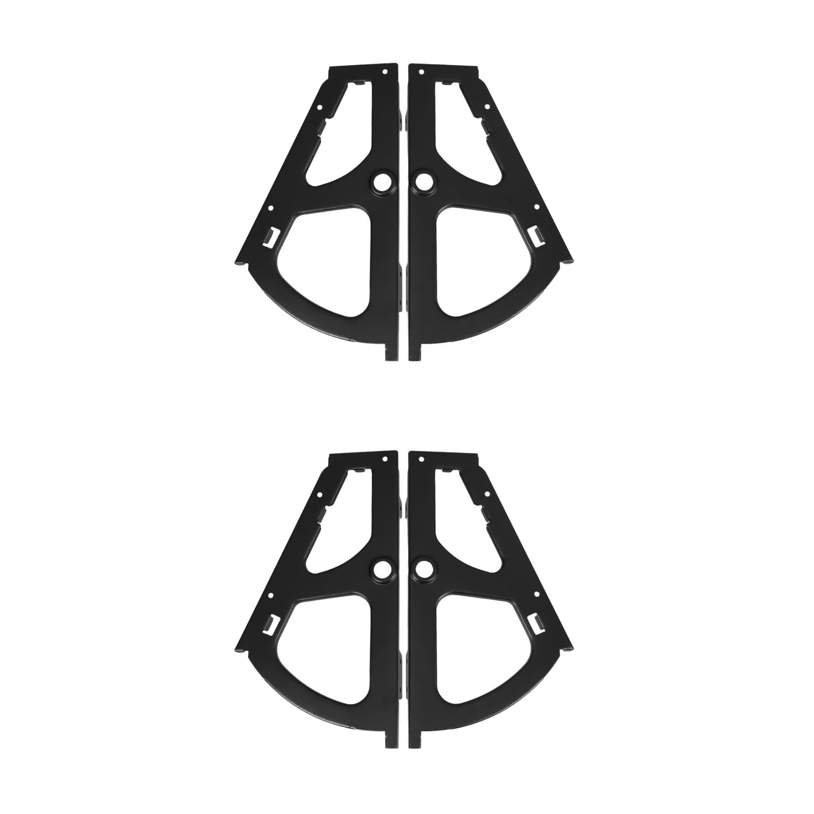 Masteelf 4 pcs Shoe Rack Fittings Heavy-Duty Cabinet Hinges Black ...