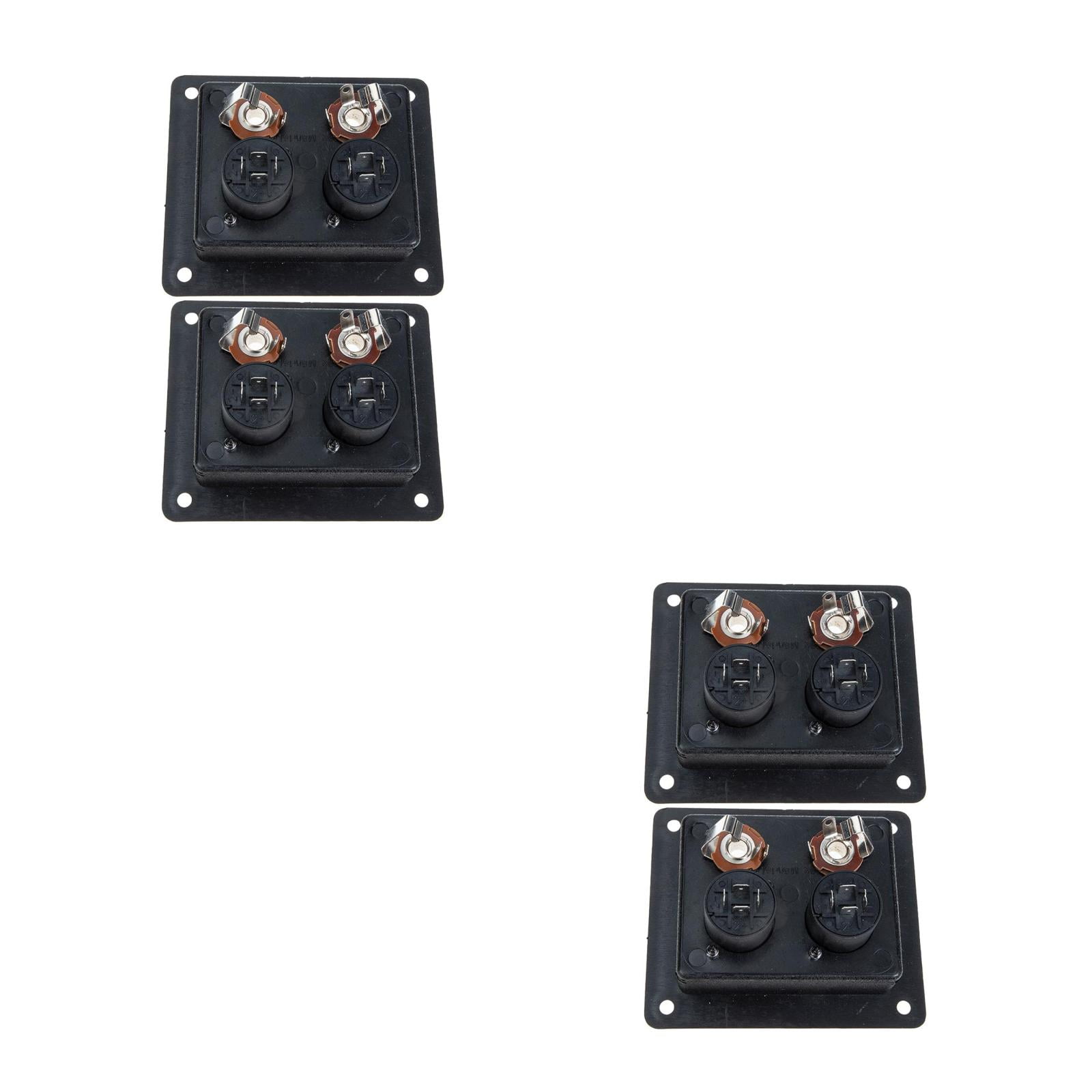 Masteelf 4 pcs Square Speaker Box 2-Way Terminal Cup Binding Post ...